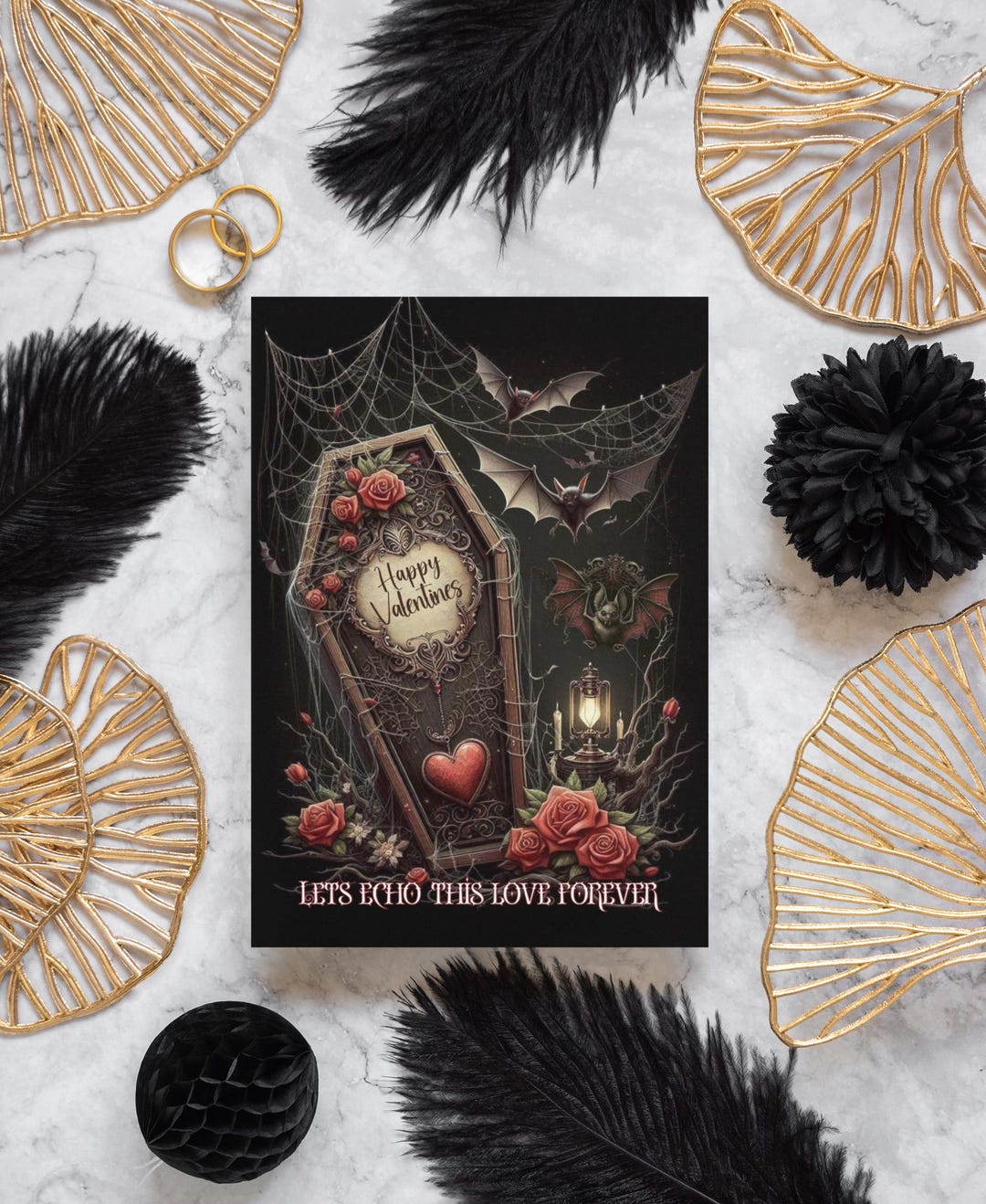 Echo Forever - Gothic Greeting Card, Witchy Fantasy Card, Gothic ...