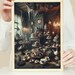 Gothic Witch Tea Party Digital Print, Cakes and Tea, Whimsigoth ...