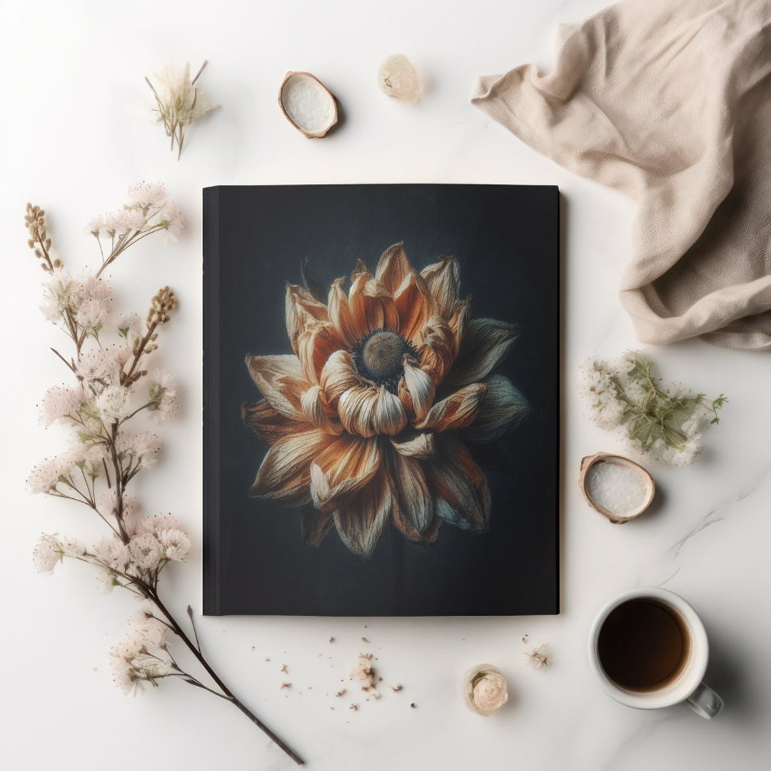 Vintage Gothic Digital Flower Printable - Wilted Beauty - Printable ...