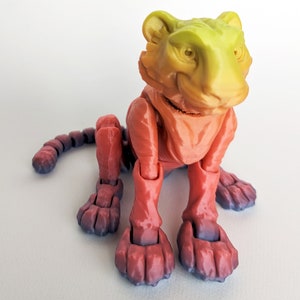 Articulated Bengal Tiger - High Definition 3D Printed Flexible Flexi ...