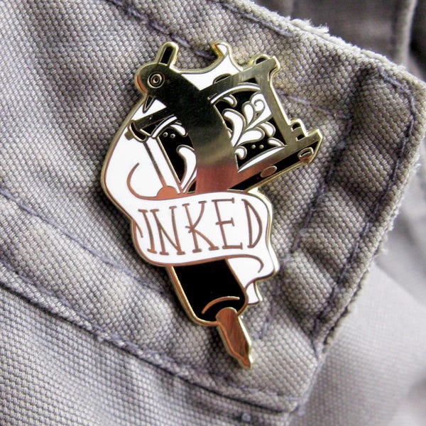 Enamel Pin Tattoo - Etsy