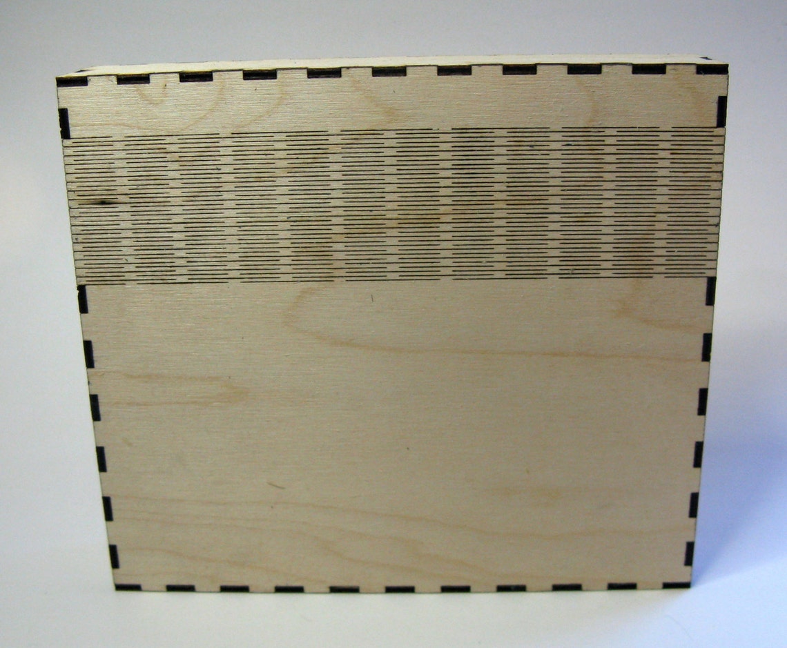 Crayon Box Hidden Living Kerf Hinge Laser Cutting Digital - Etsy