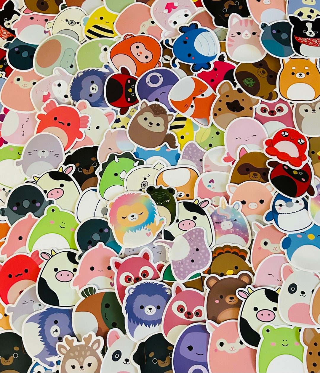 Squishmallow Sticker Pack Assorted Animal Stickers Bullet Journal ...