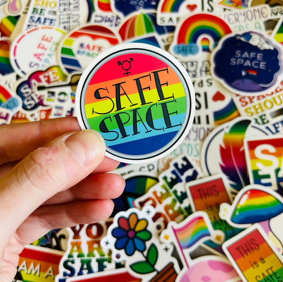 Safe Space Stickers Assorted Pride Stickers Bullet Journal Scrapbook ...