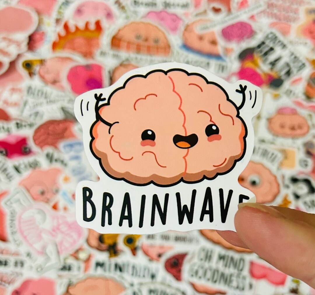 Anatomy Stickers for Laptop Brain Sticker for Water Bottle Kawaii ...