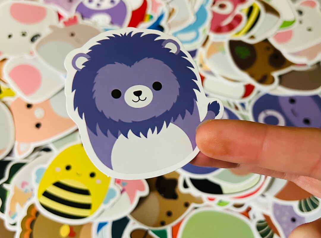 Squishmallow Stickers - Animal Stickers for Journals, Laptops, Water ...