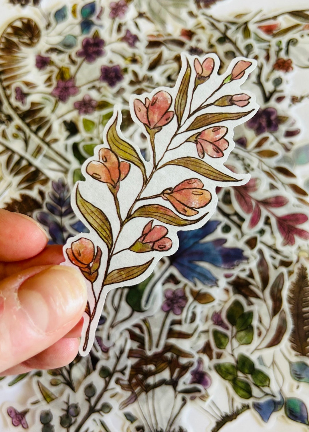 Vintage Withered Leaf Stickers - Assorted Ephemera Stickers - Bullet ...