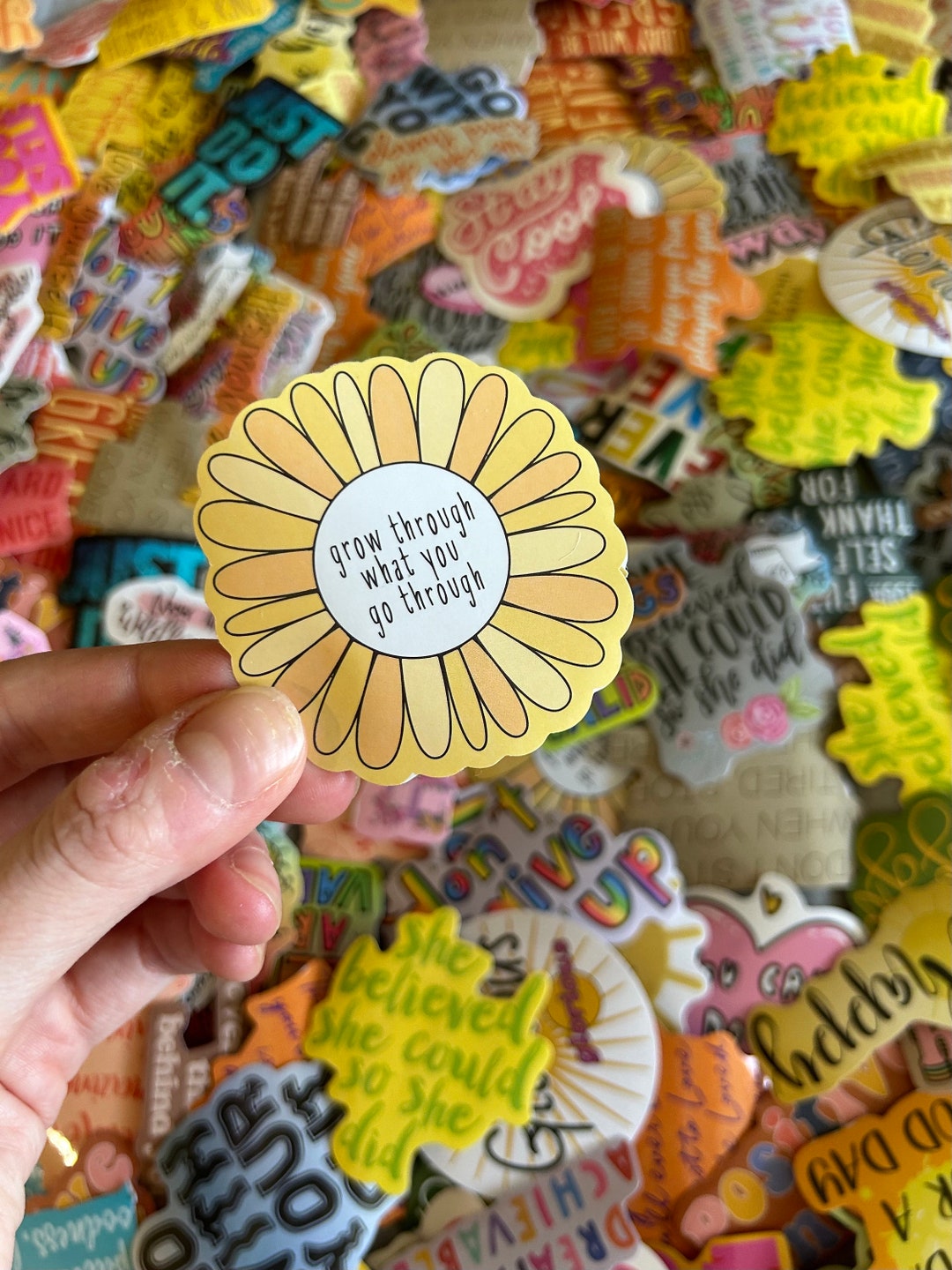 Affirmation Sticker Pack Assorted Quote Stickers Bullet Journal ...