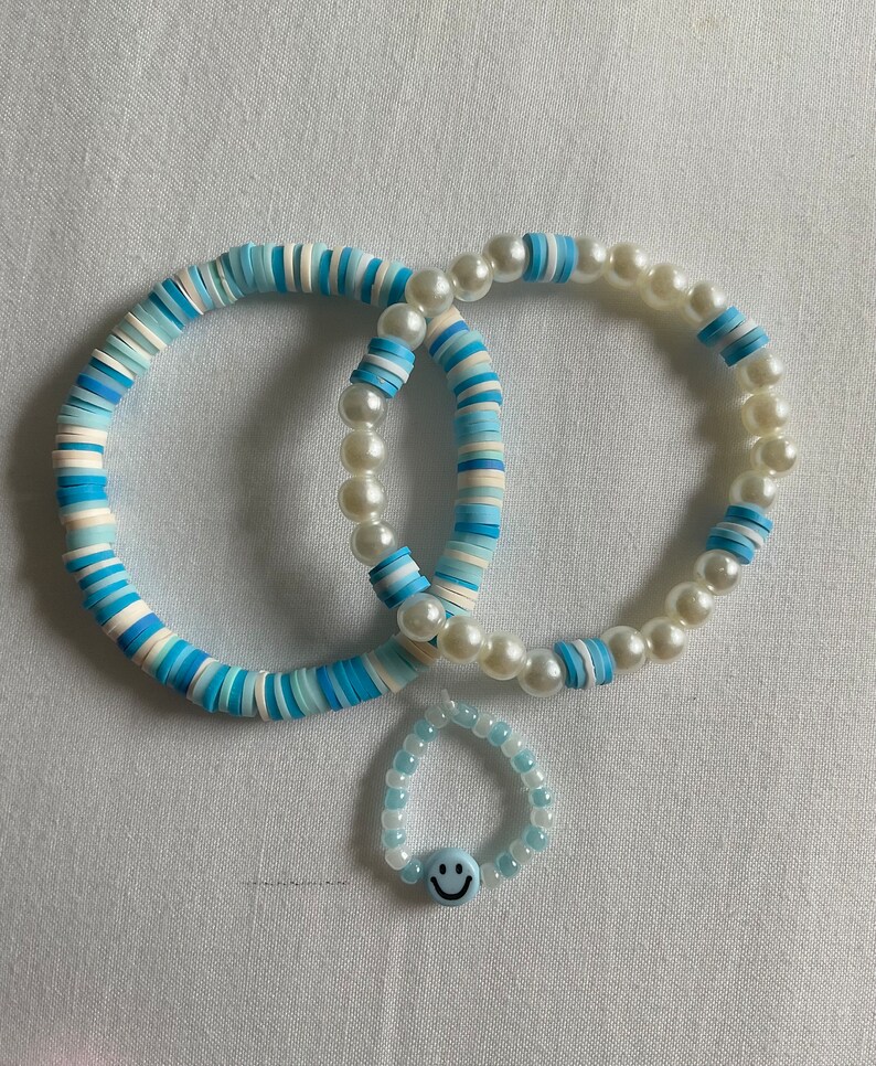 Preppy Summer Clay Bead Bracelet Bundles - Etsy
