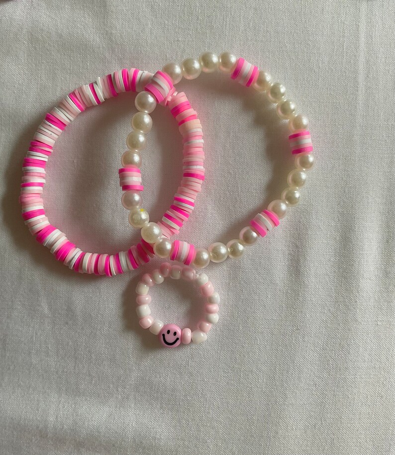 Preppy Summer Clay Bead Bracelet Bundles - Etsy