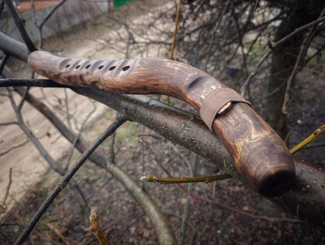 Native American Flute Made From Ash Branch in the Key of D - Etsy