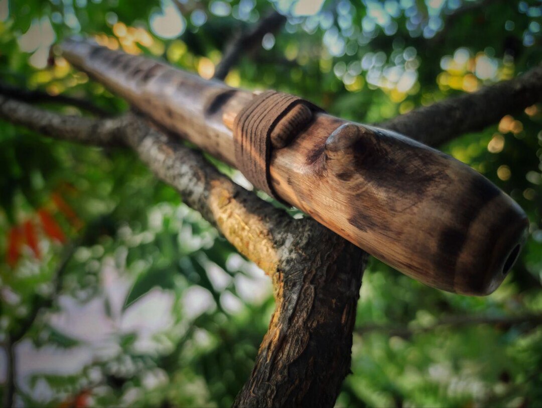 Native American Flute Made From Maple Branch in the Key of B - Etsy