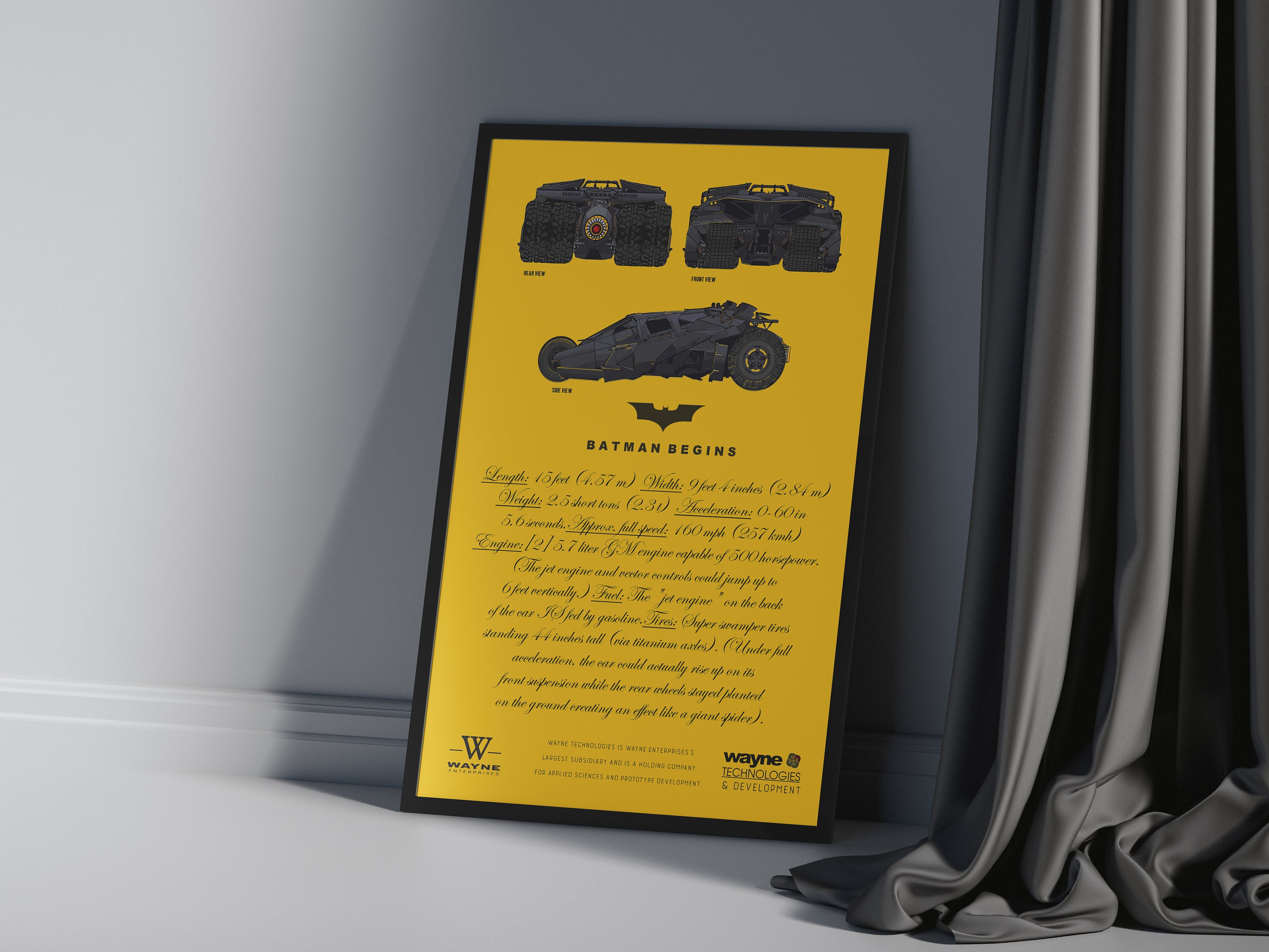 Batmobile Timeline Poster - All Batman Cars - Cool Wall Art - Comics ...