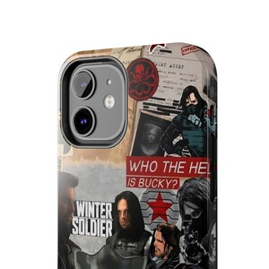 Bucky Winter Soldier Warrior Tough Phone Cases Military Inspired ...