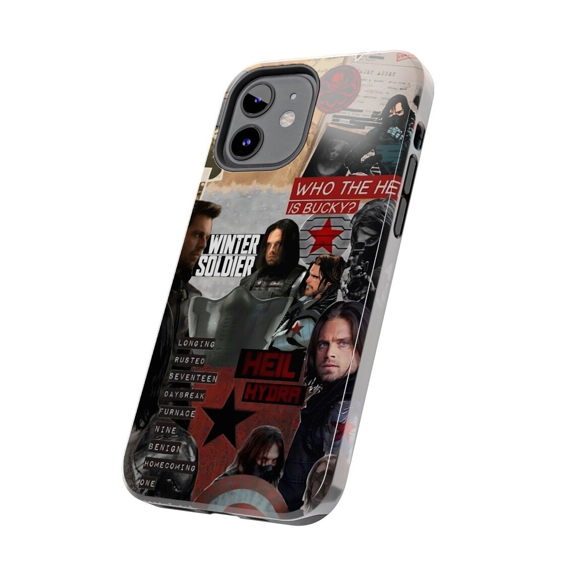 Bucky Winter Soldier Warrior Tough Phone Cases Military Inspired ...