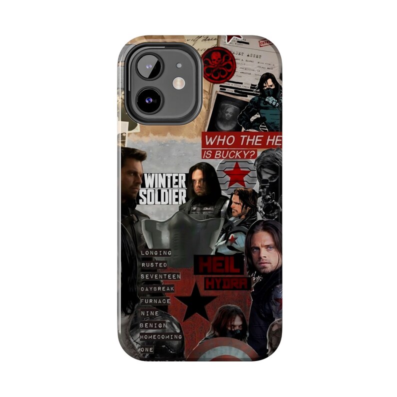 Bucky Winter Soldier Warrior Tough Phone Cases Military Inspired ...