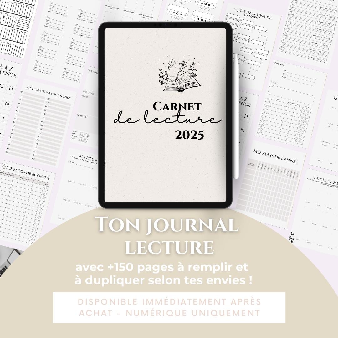 Digital Reading Journal in French - Etsy