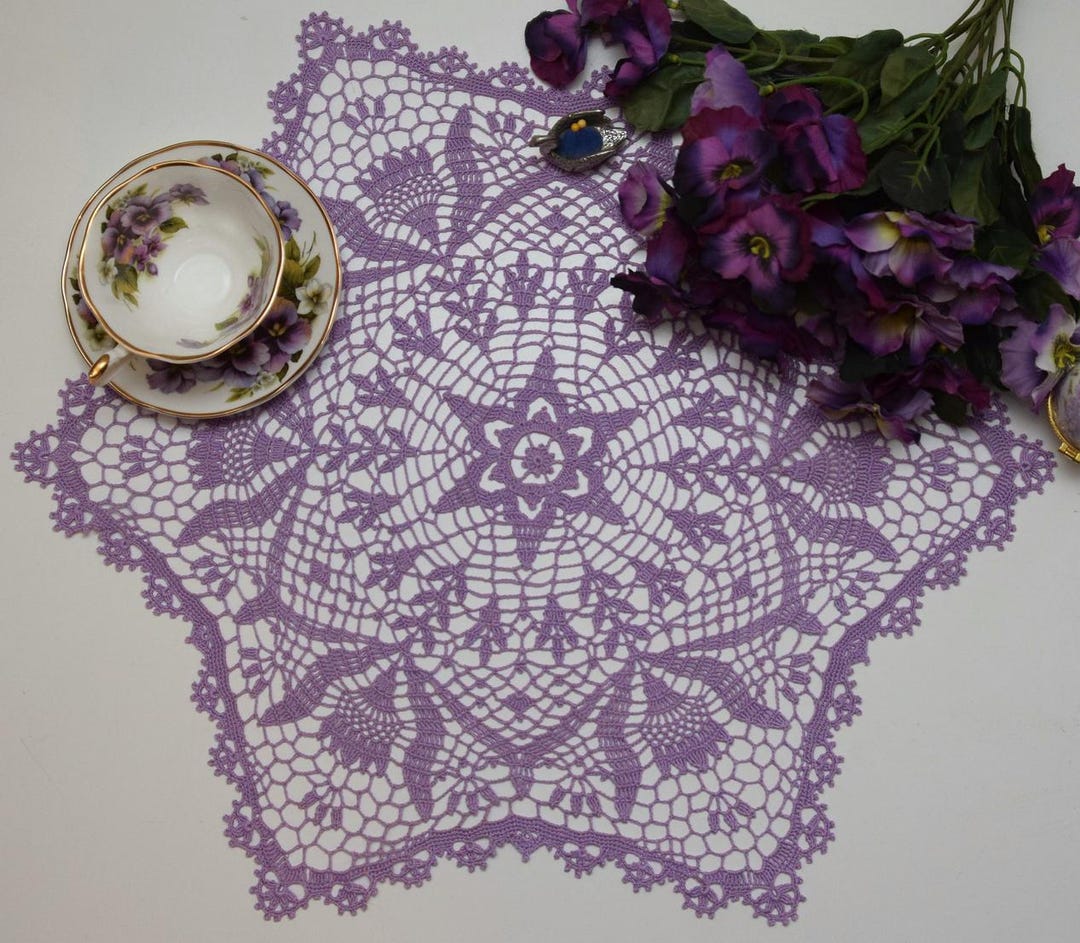 Twinkling Tulip Doily - Etsy