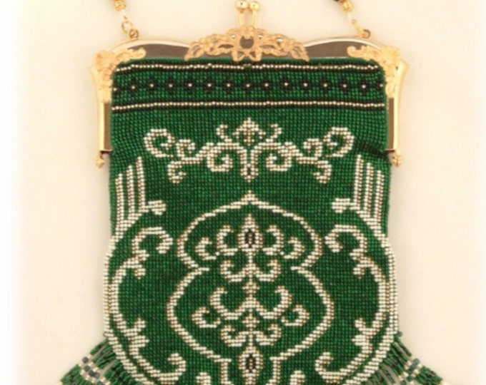 Diplomat Crocheted Beaded Purse Pattern PDF Download - Etsy