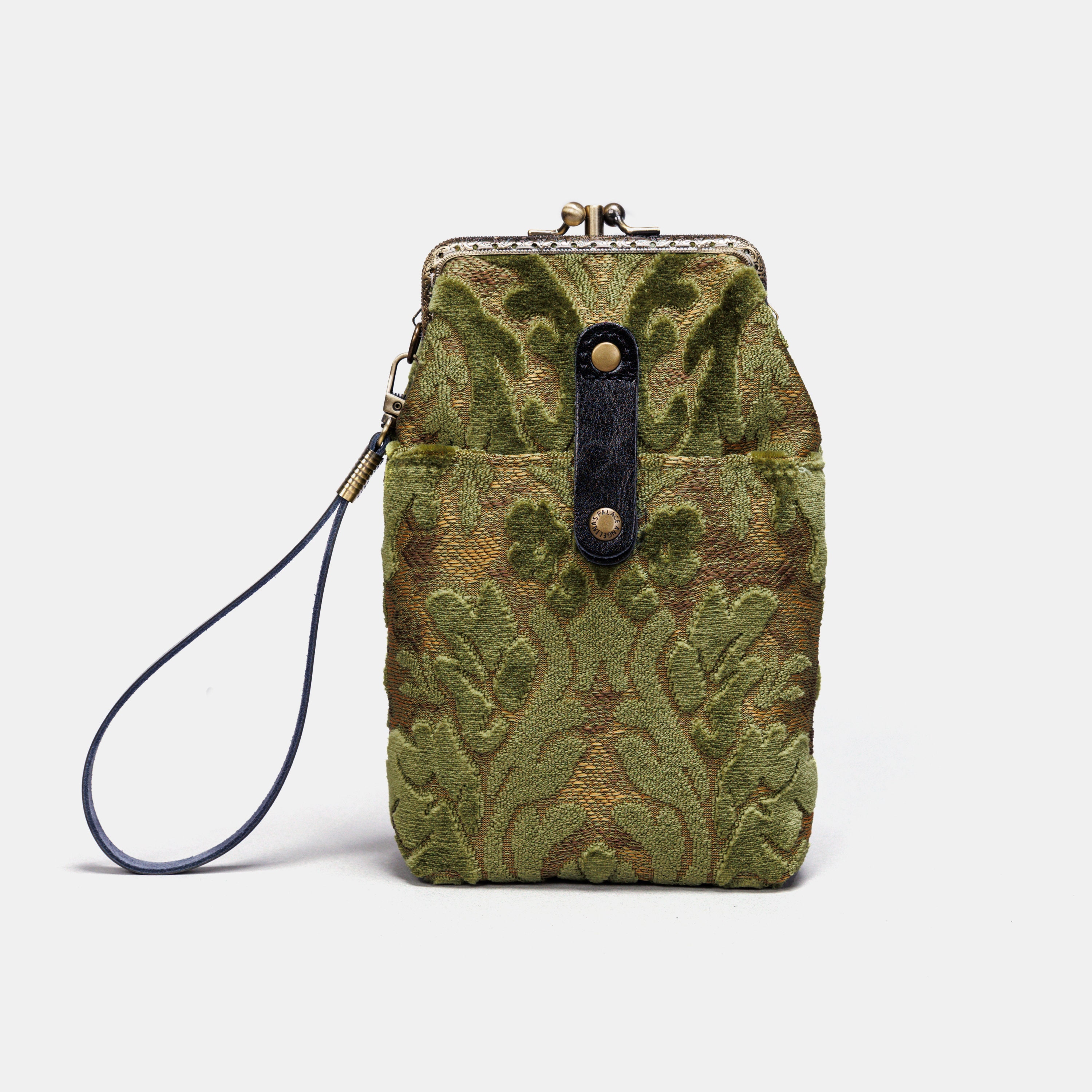 Handsewn Carpet Phone Case Passport Holder-vintage Double Kiss Lock ...