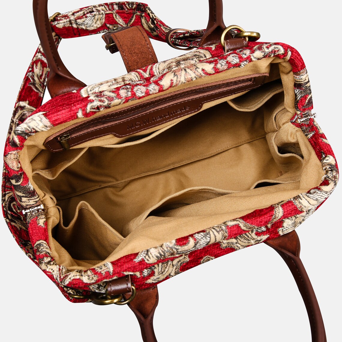 Handsewn Carpet Purse-mary Poppins Carpet Bag-everyday Carry Shoulder ...
