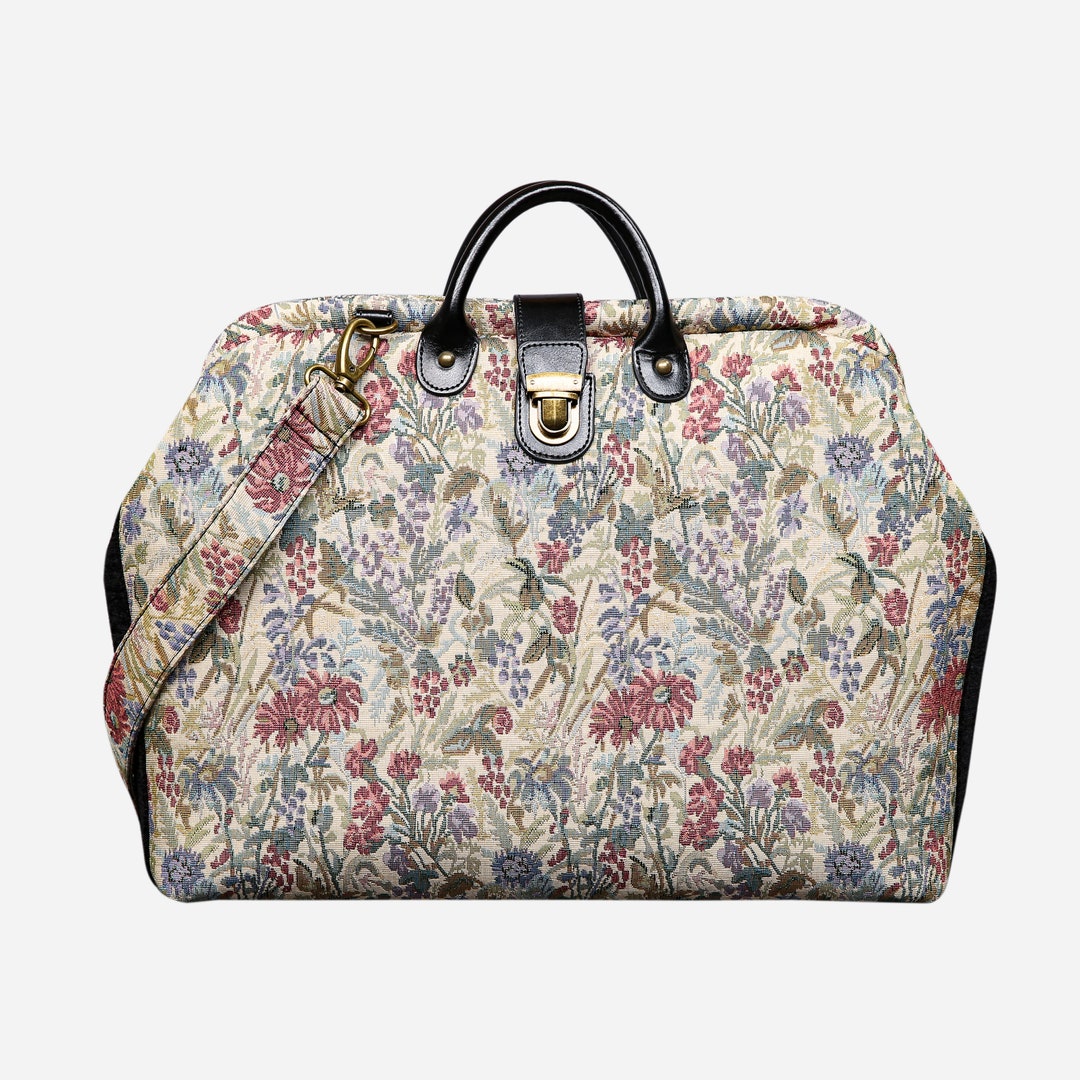 Handsewn Carpet Work Bag-laptop Brief Case-vintage Work Tote-travel ...