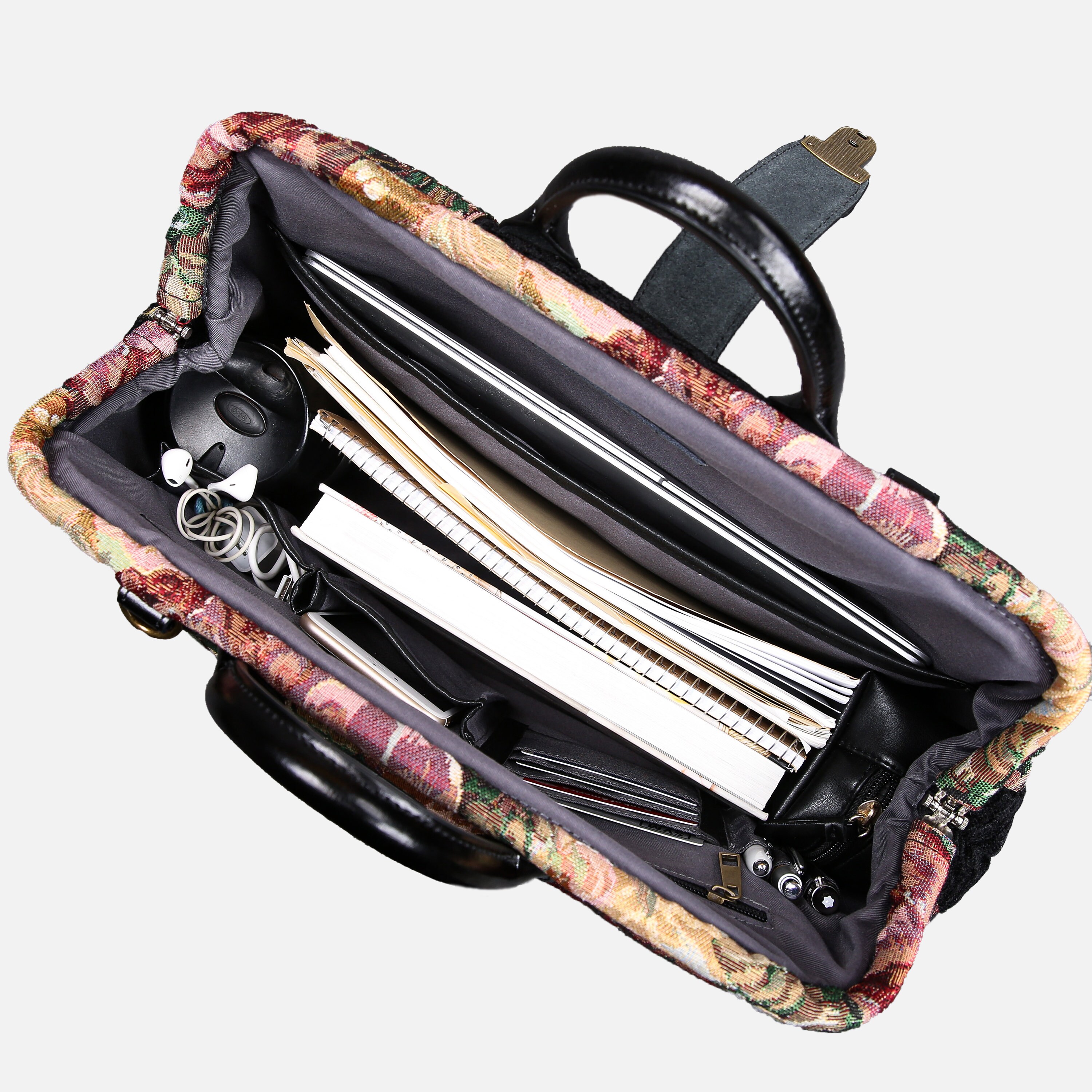 Handsewn Carpet Work Bag-laptop Brief Case-vintage Work Tote-travel ...