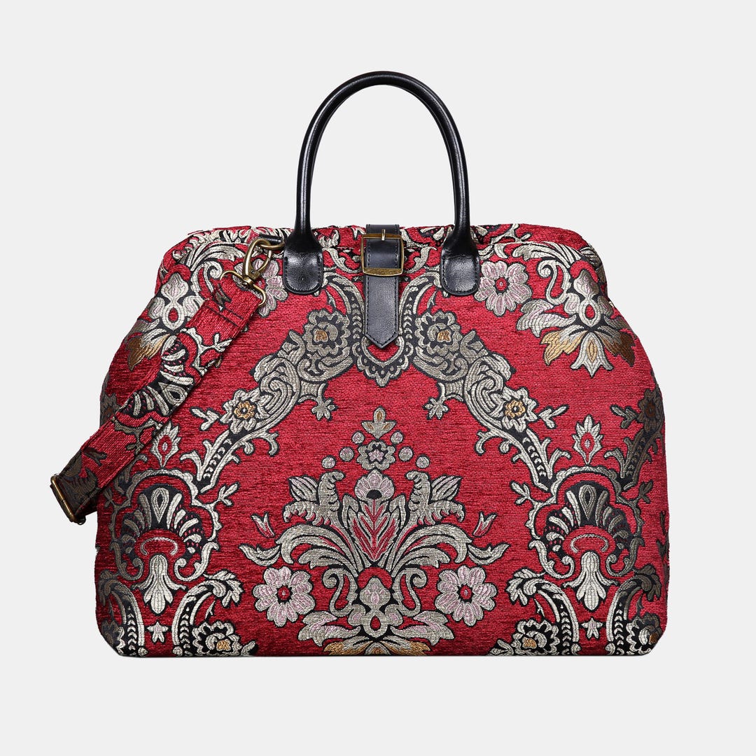 Handcrafted Mary Poppins Bag-carpet Weekender-carpet Travel Bag-duffel ...