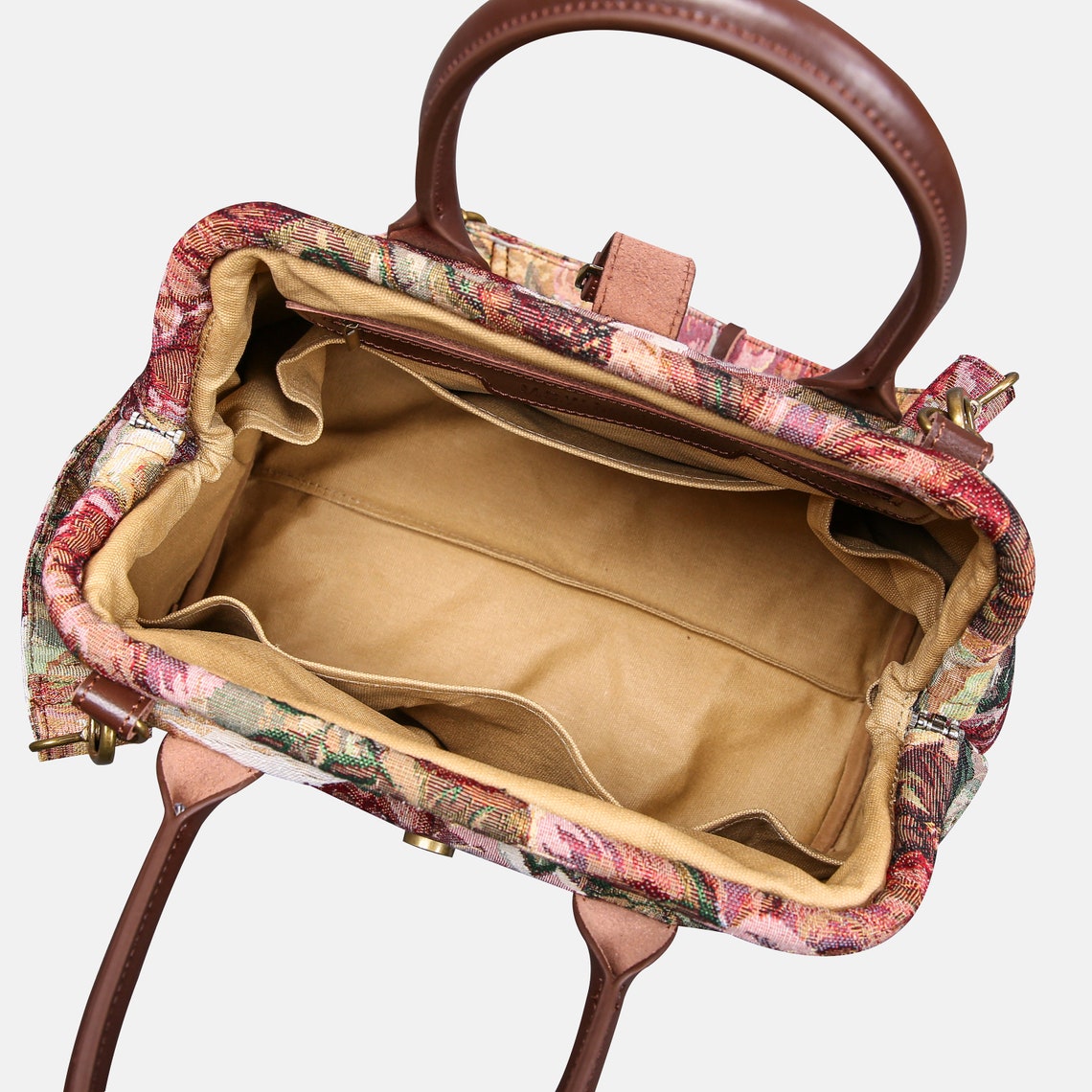 Handcrafted Mary Poppins Bag-carpet Weekender-carpet Travel Bag-duffel ...