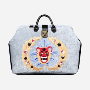 Handsewn Carpet Work Bag-laptop Brief Case-vintage Work Tote-travel ...