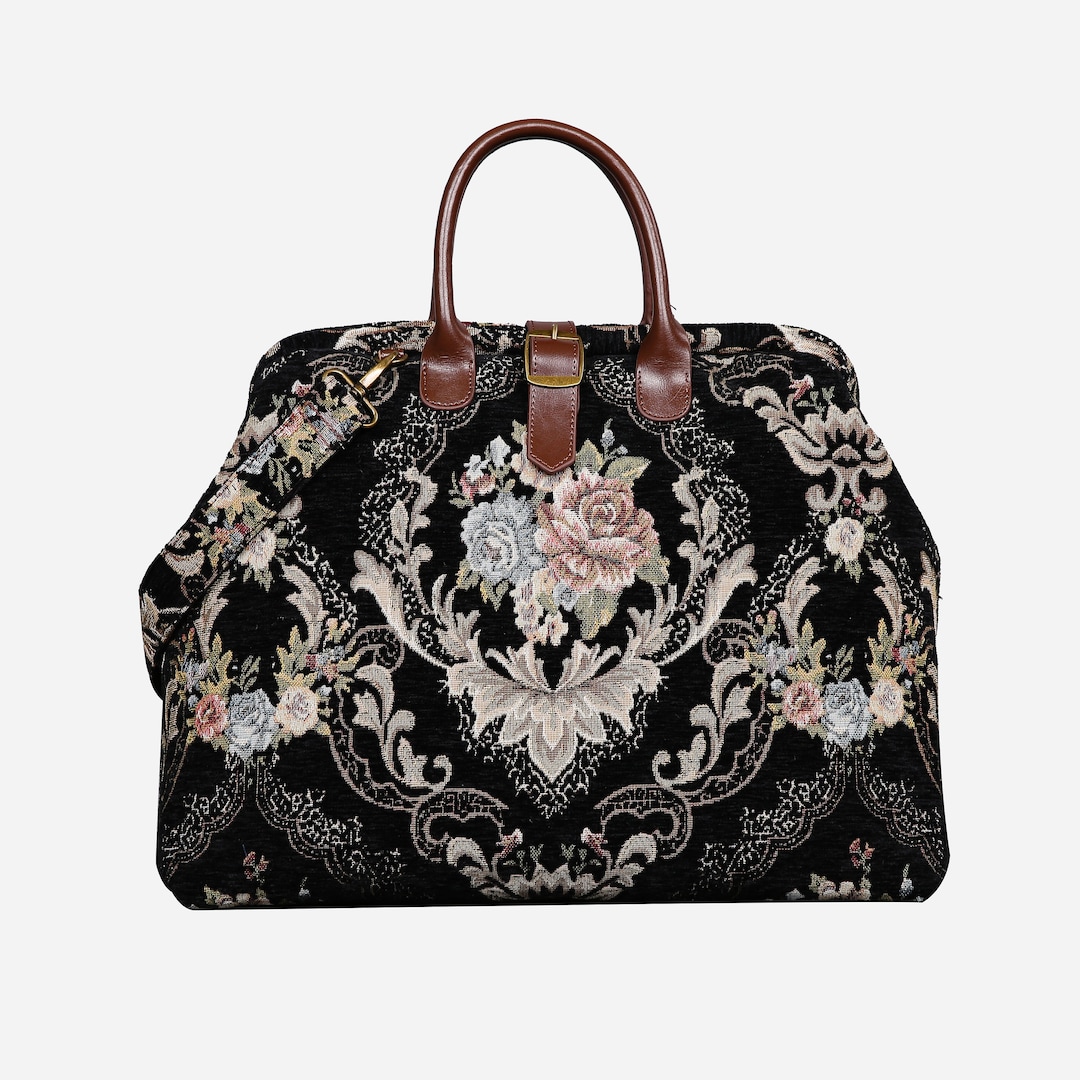 Handcrafted Mary Poppins Bag-carpet Weekender-carpet Travel Bag-duffel ...