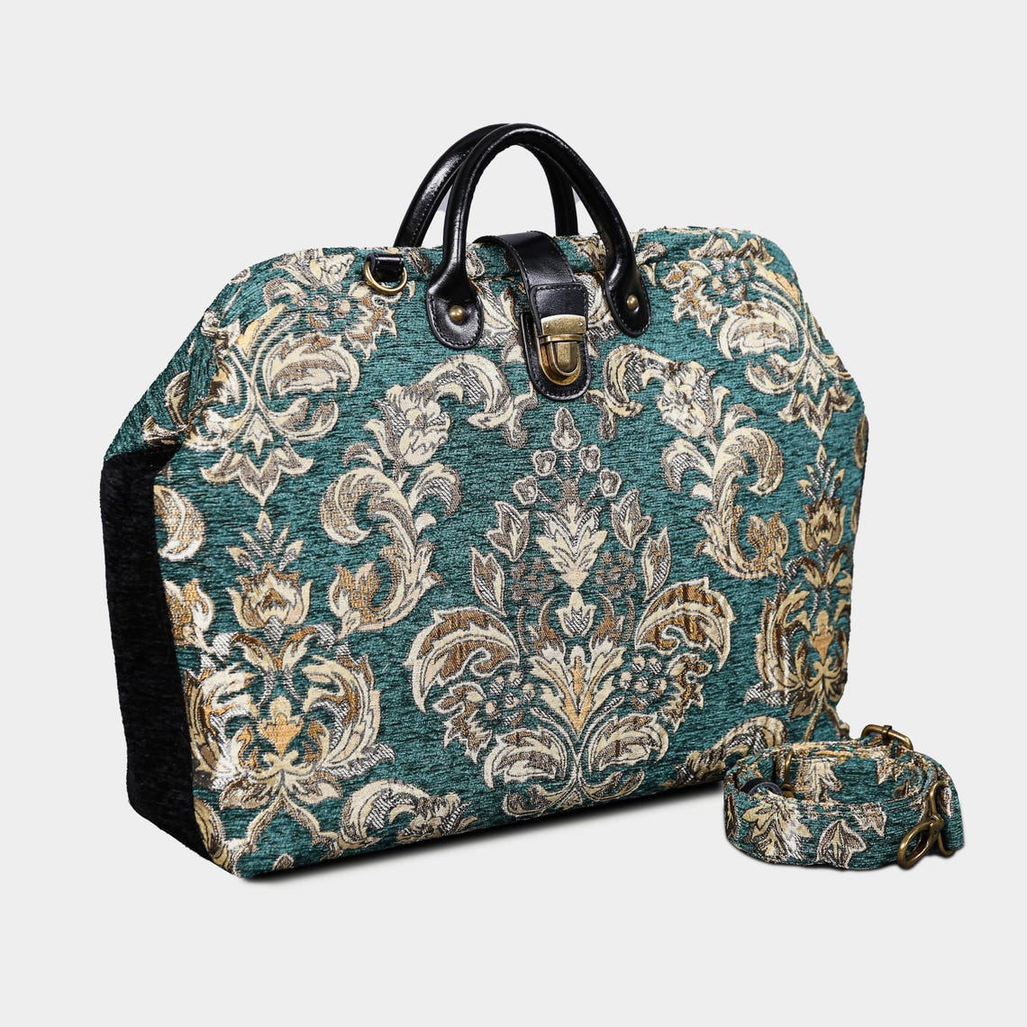 Handsewn Carpet Work Bag-laptop Brief Case-vintage Work Tote-travel ...
