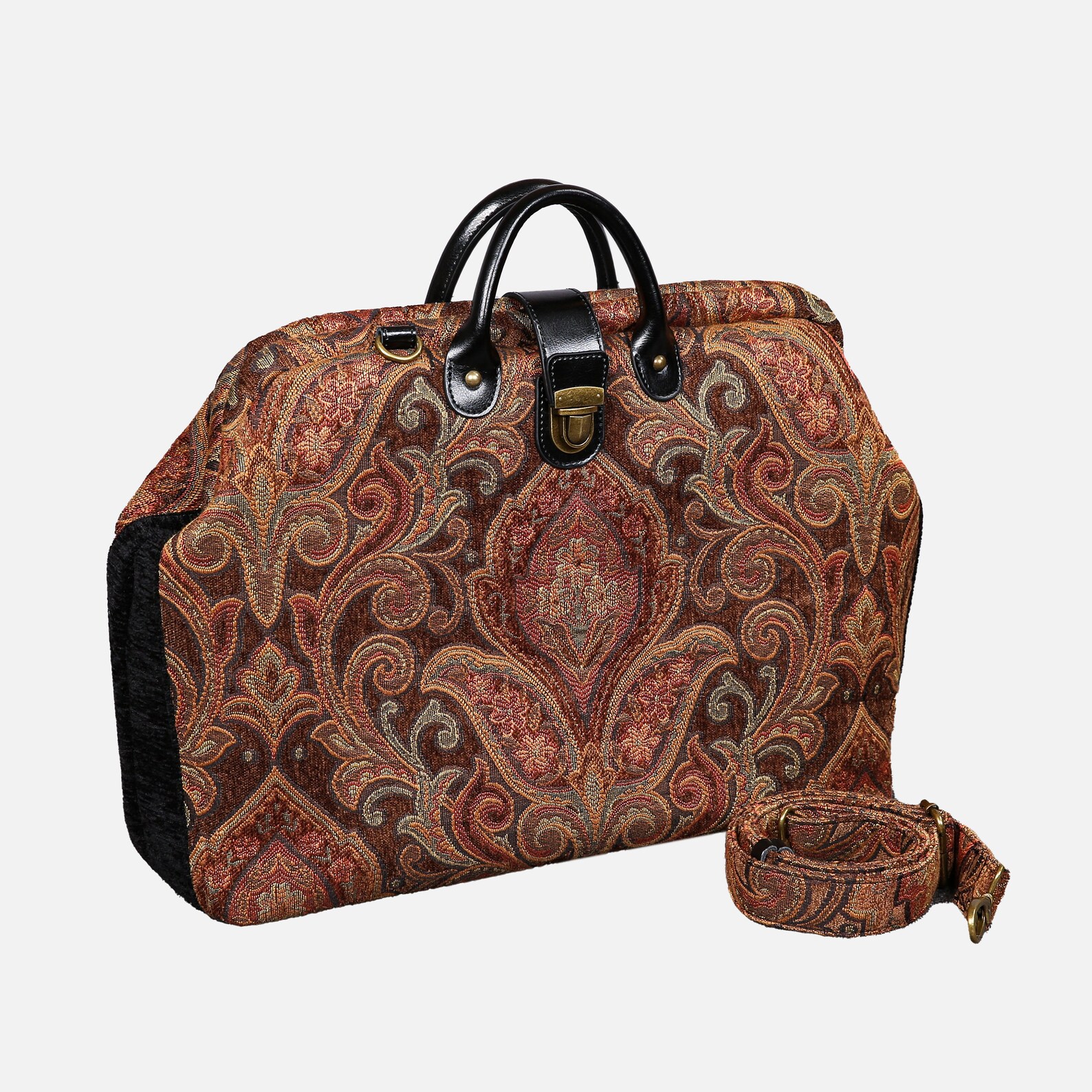 Handsewn Carpet Work Bag-laptop Brief Case-vintage Work Tote-travel ...
