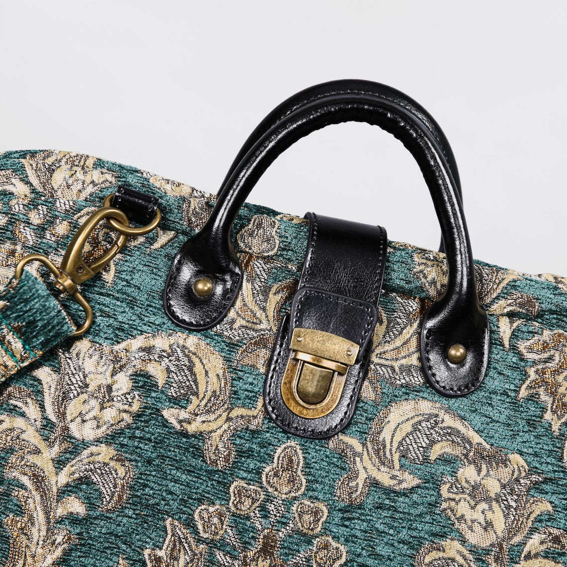 Handsewn Carpet Work Bag-laptop Brief Case-vintage Work Tote-travel ...