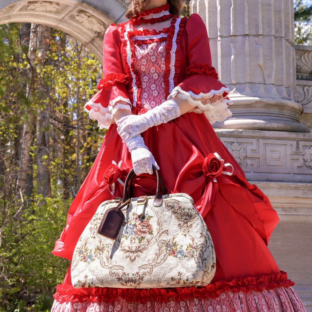 Handcrafted Mary Poppins Bag-carpet Weekender-carpet Travel Bag-duffel ...