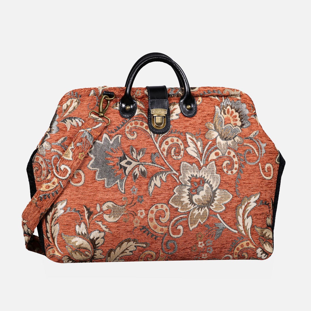 Handsewn Carpet Work Bag-laptop Brief Case-vintage Work Tote-travel ...