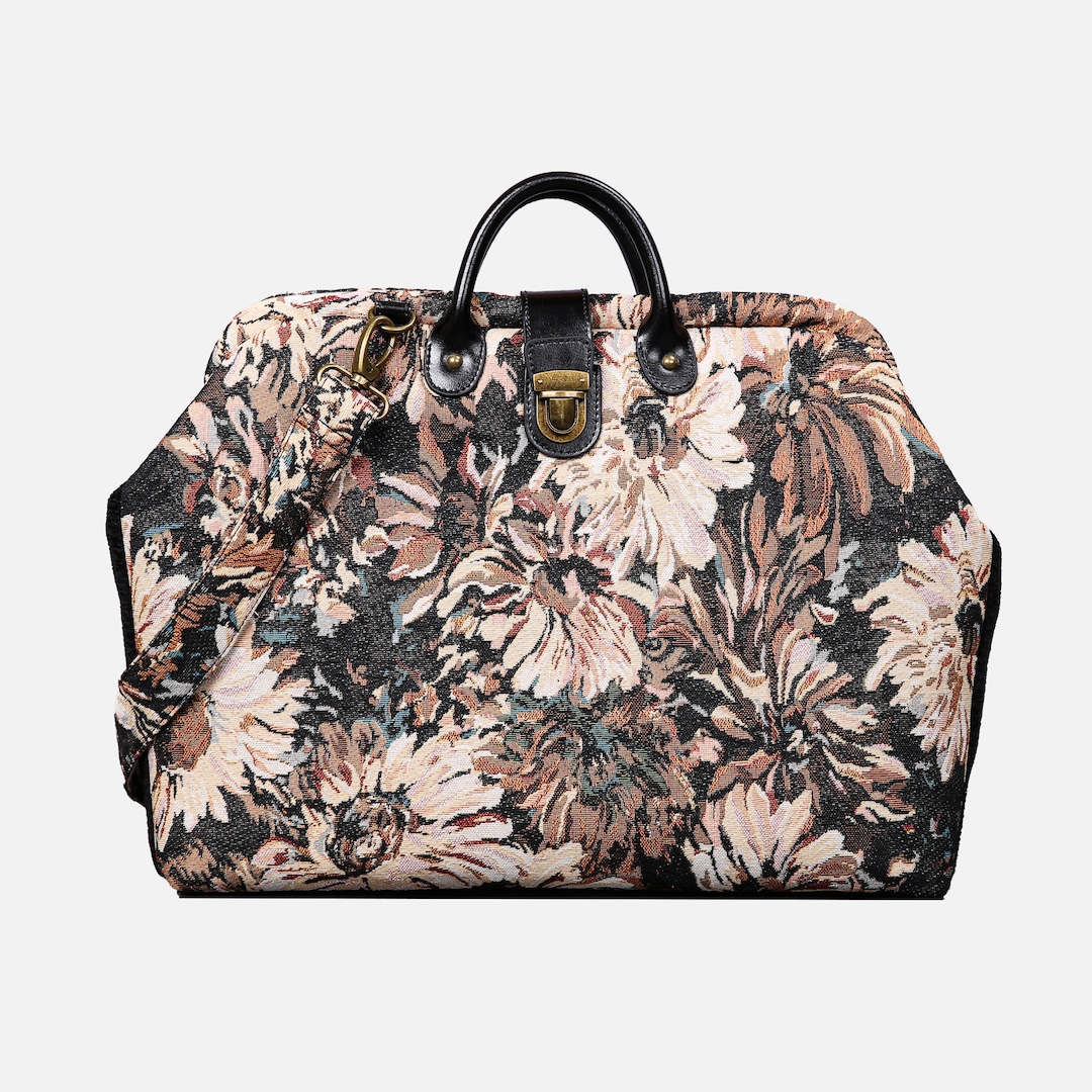 Handsewn Carpet Work Bag-laptop Brief Case-vintage Work Tote-travel ...