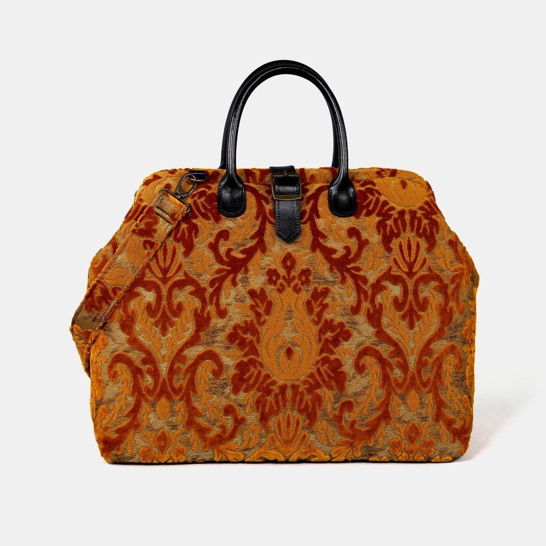 Handcrafted Mary Poppins Bag-carpet Weekender-carpet Travel Bag-duffel ...