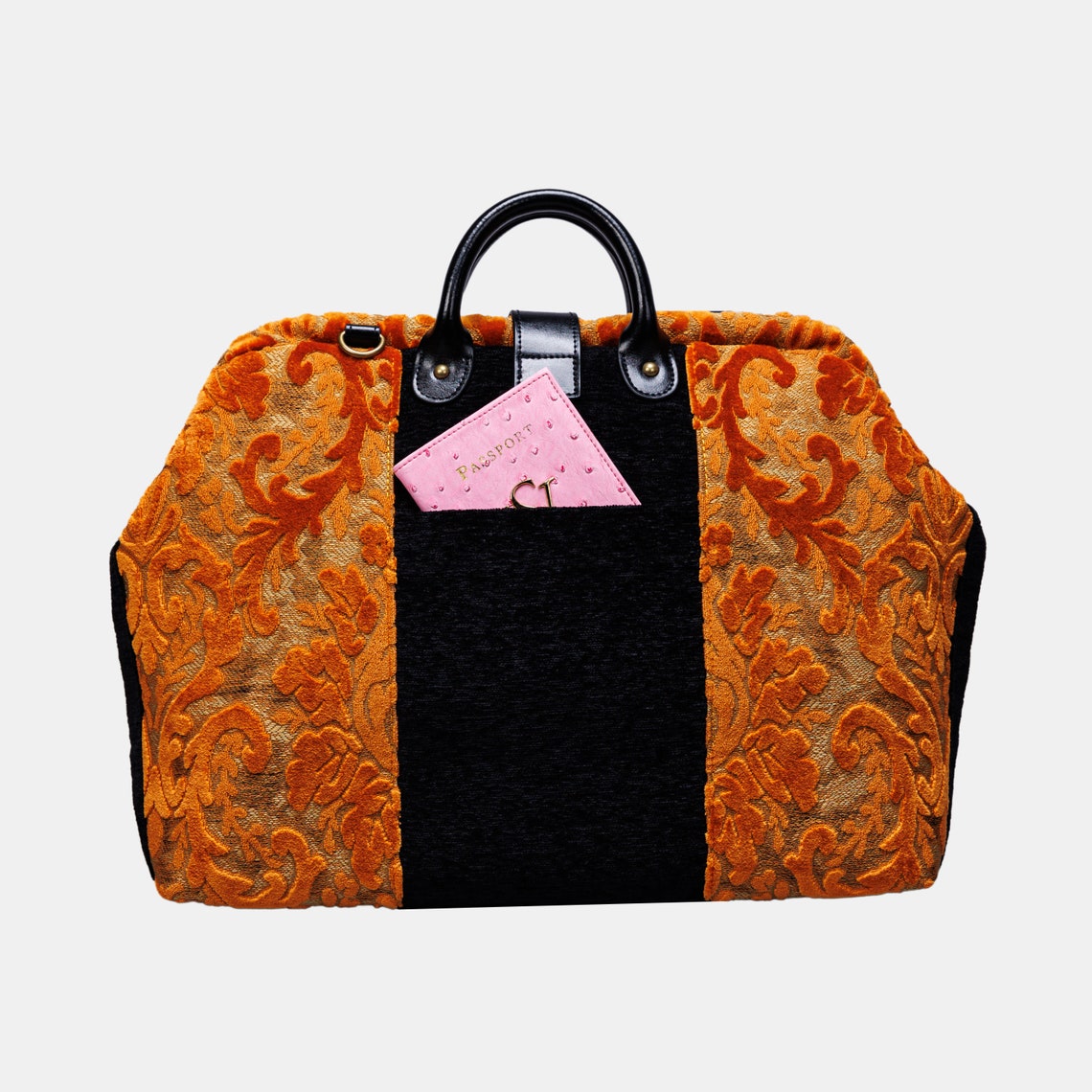 Handsewn Carpet Work Bag-laptop Brief Case-vintage Work Tote-travel ...