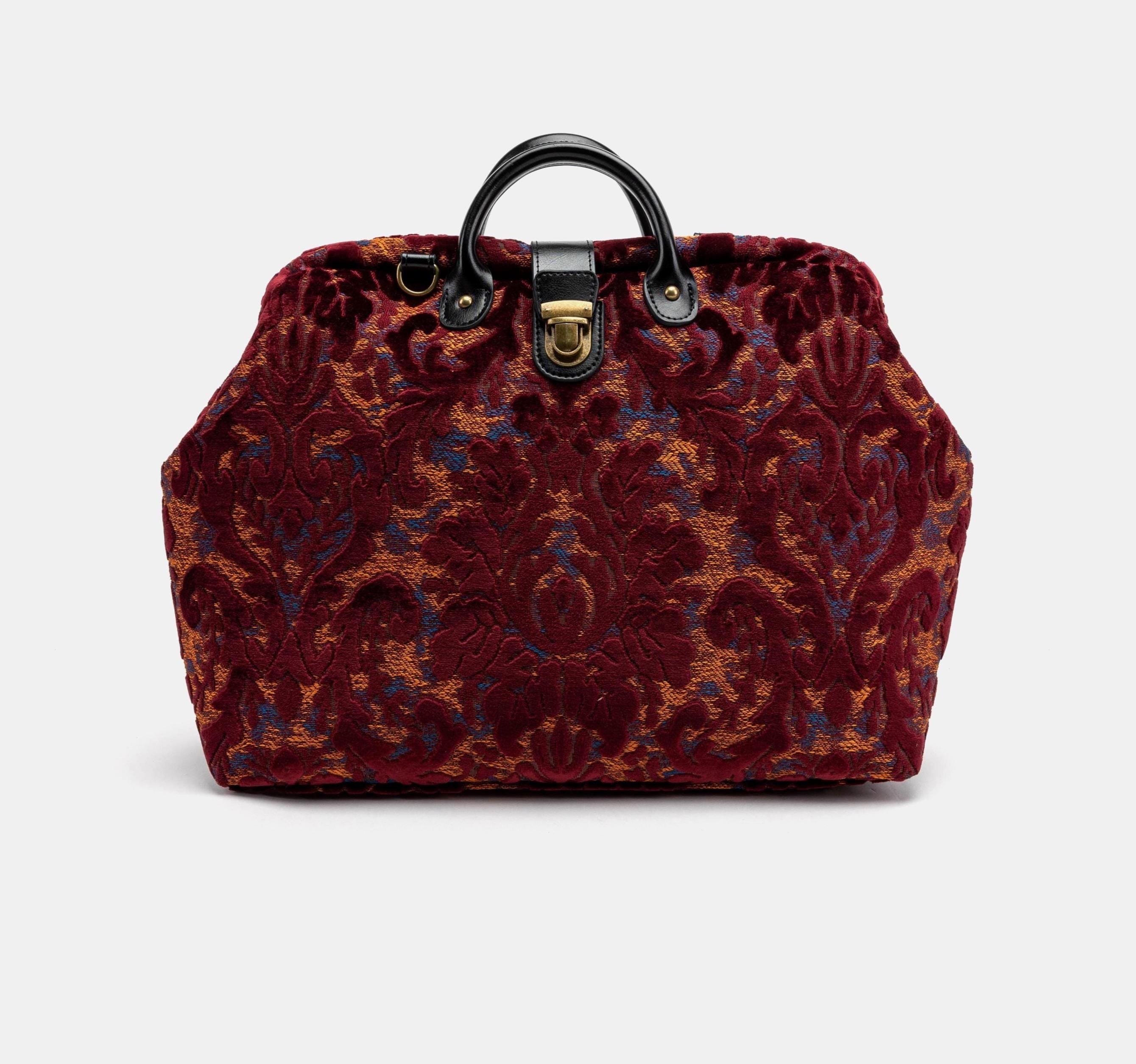 Handsewn Carpet Work Bag-laptop Brief Case-vintage Work Tote-travel ...