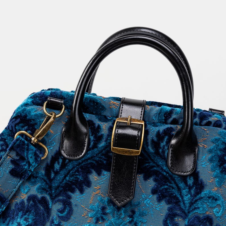 Handcrafted Carpet Backpack-mary Poppins Carpet Bag-laptop Bag-work Bag ...