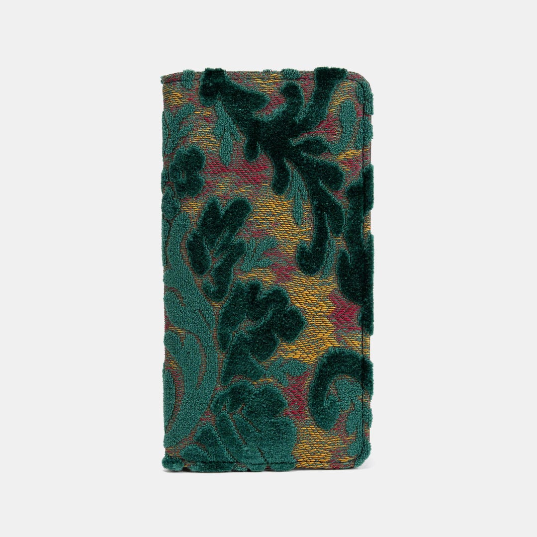 Personalized Cut Velvet Checkbook Cover-vintage Checkbook Case-tapestry ...