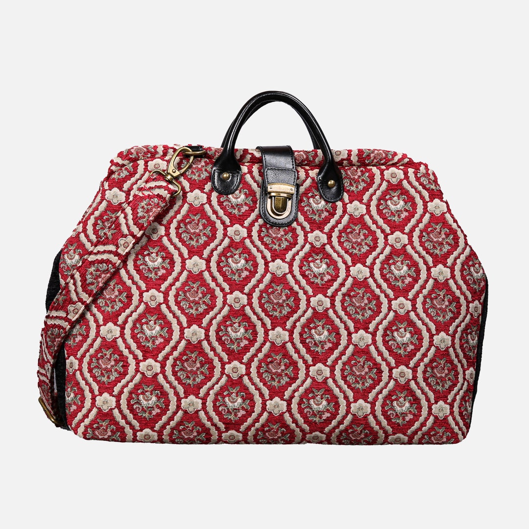 Handsewn Carpet Work Bag-laptop Brief Case-vintage Work Tote-travel ...