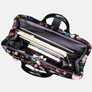 Handsewn Carpet Work Bag-laptop Brief Case-vintage Work Tote-travel ...