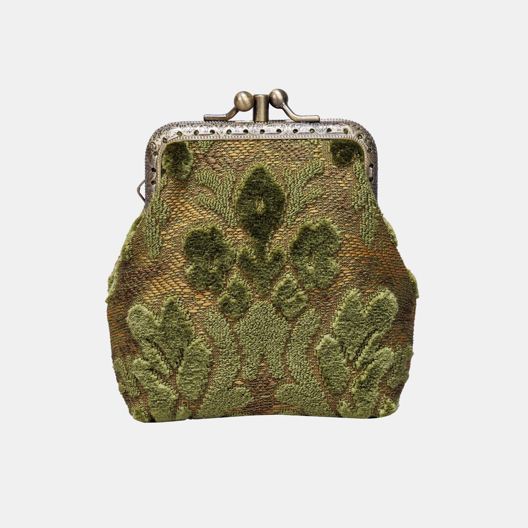 Handsewn Carpet Coin Purse-vintage Double Kiss Lock Wallet-vintage Ball ...