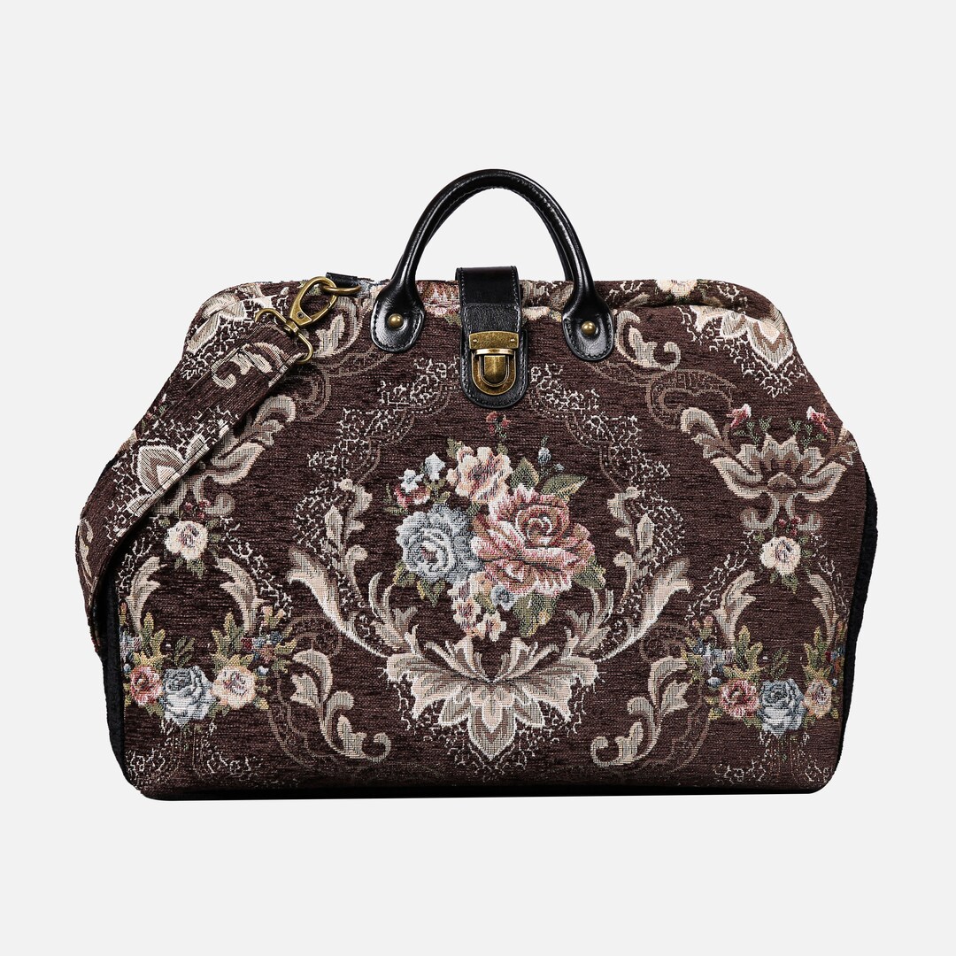 Handsewn Carpet Work Bag-laptop Brief Case-vintage Work Tote-travel ...