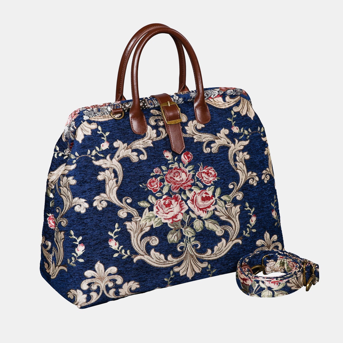 Handcrafted Mary Poppins Bag-carpet Weekender-carpet Travel Bag-duffel ...