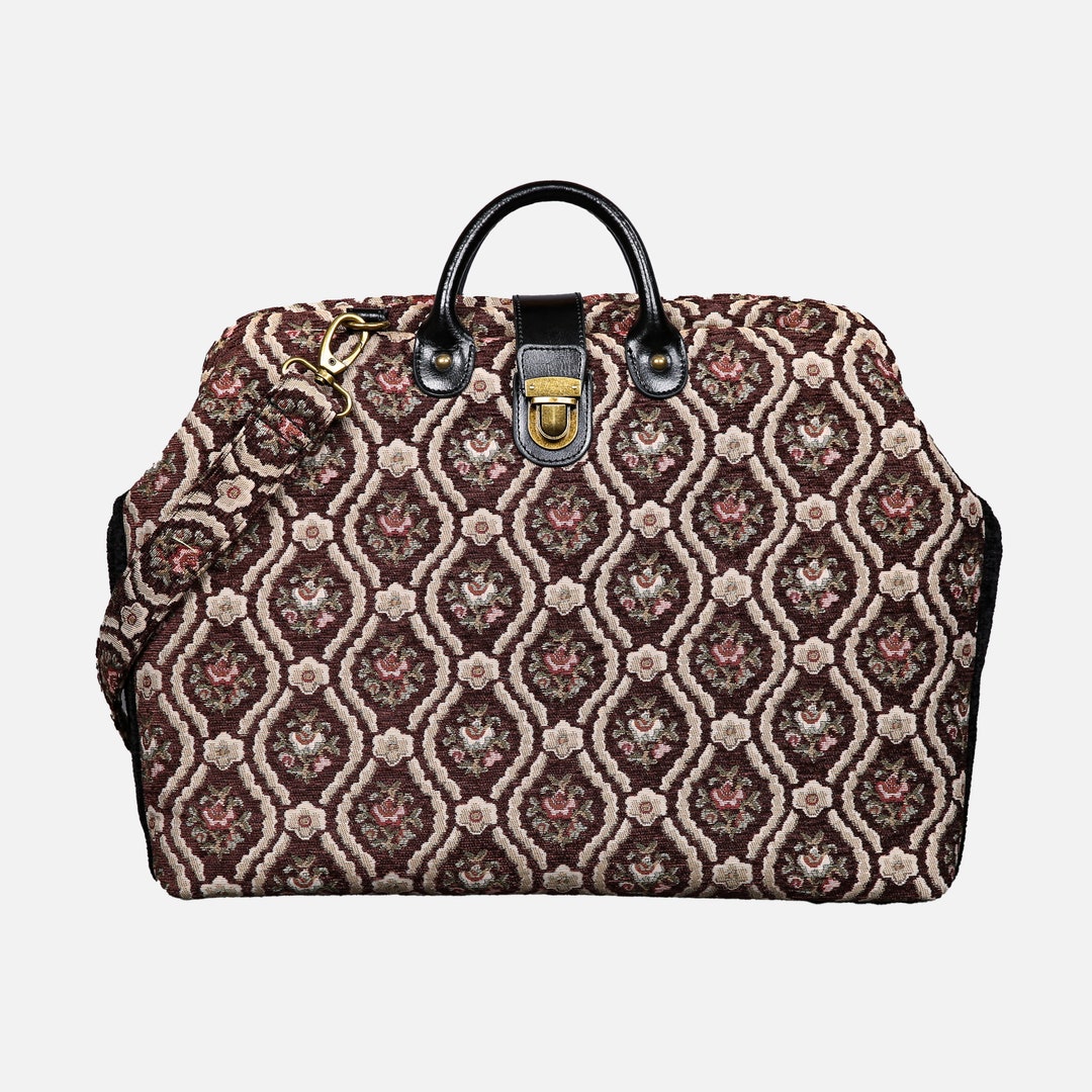 Handsewn Carpet Work Bag-laptop Brief Case-vintage Work Tote-travel ...