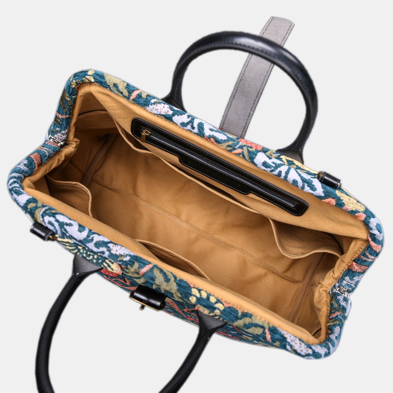 Handcrafted Mary Poppins Bag-carpet Weekender-carpet Travel Bag-duffel ...