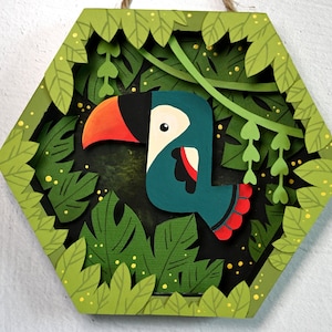 Snake Zodiac Animal Artwork, Lunar New Year Cutouts, Paper Art Print - Etsy